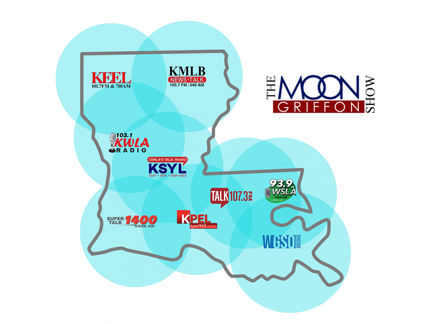 Our Stations-The Moon Griffon Show | Lafayette, LA | The Moon Griffon Show
